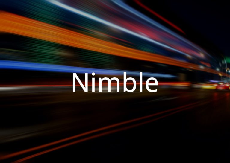 What Does “Nimble” Mean to You? – The Creative Block